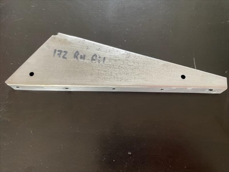 Cessna 172M/N RIGHT Aileron Rib #1. As Removed.