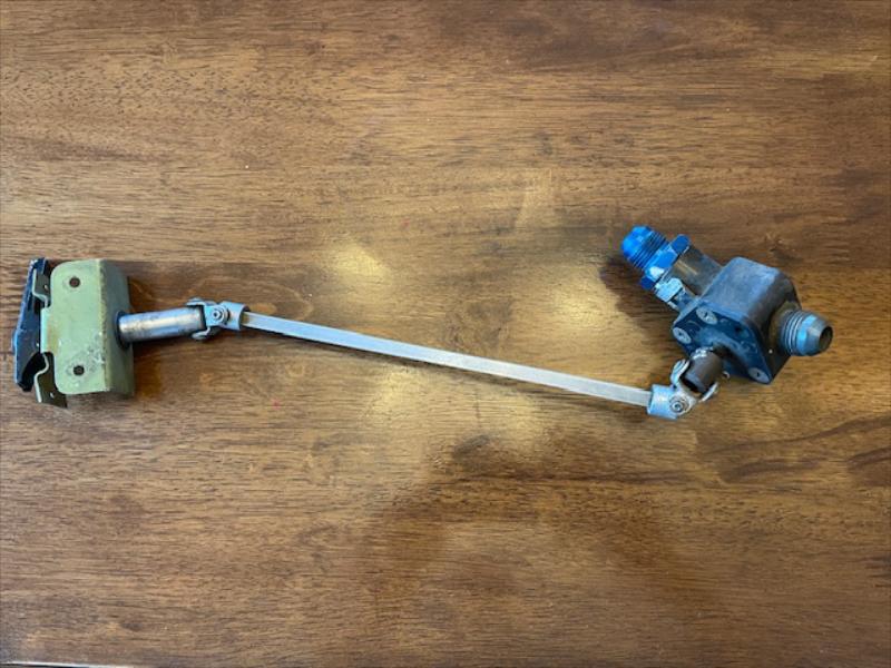 Cessna 172N & P Complete Fuel Selector Valve Assembly. Used.