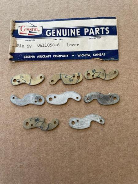 Cessna 140, 170, 170A Brake Master Cylinder Parking Brake Lever. New ...