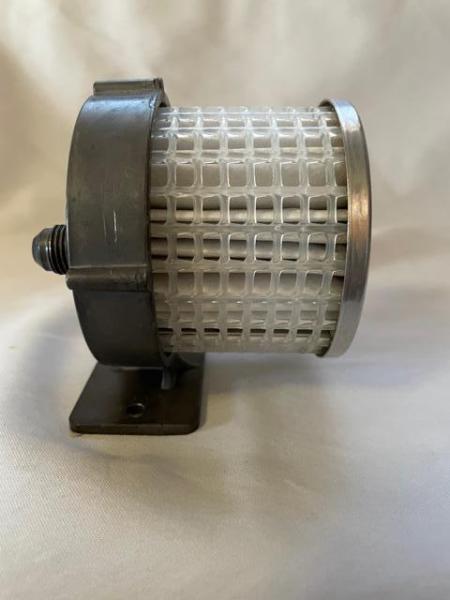 Cessna Vacuum System Filter With Mounting Bracket. Used.