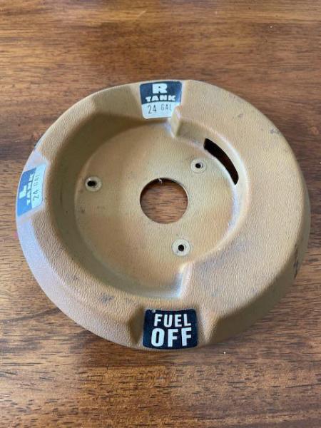 Piper PA28-161 & -181 Archer 48 Gallon Fuel Selector Cover. Used.
