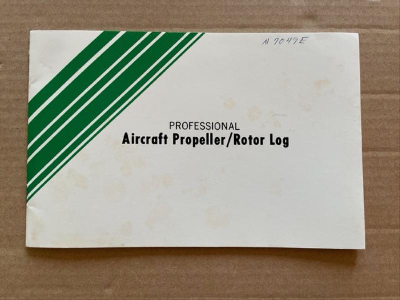 Aircraft Propeller/Rotor Log Book. Used.